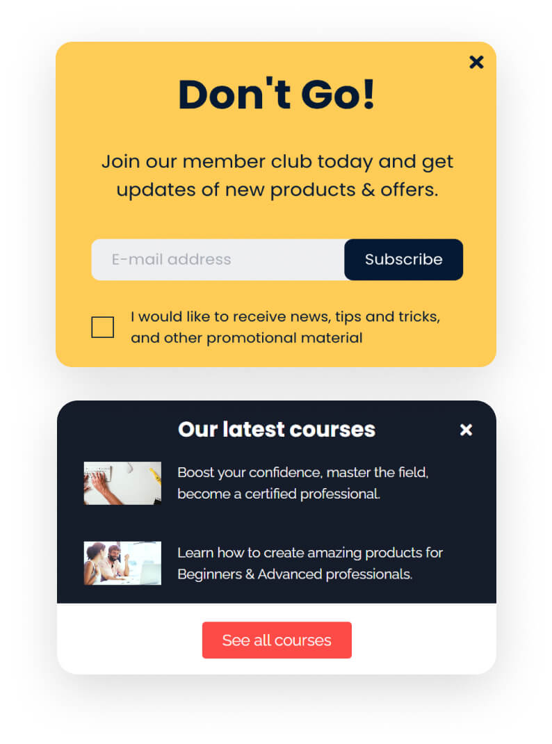 Pop-up Builder | Create Stunning Pop-ups - LearnWorlds Pop-up Builder | Create Stunning Pop-ups - LearnWorlds