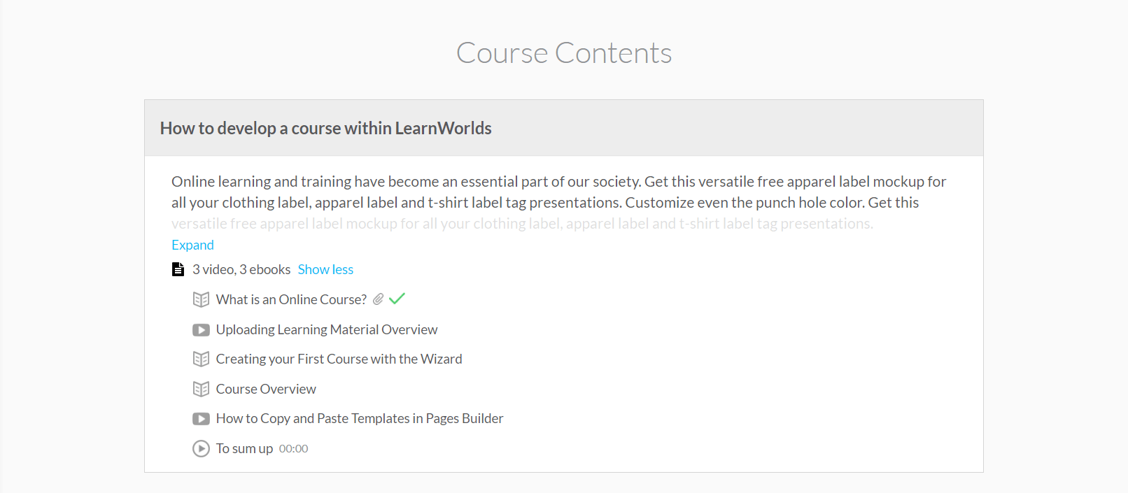 Introducing New Course Contents Templates to Showcase Your Courses ... Introducing New Course Contents Templates to Showcase Your Courses ...