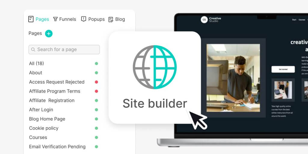 Meet the Upgraded Site Builder: Sleek Design, Intuitive Navigation, Streamlined Editing