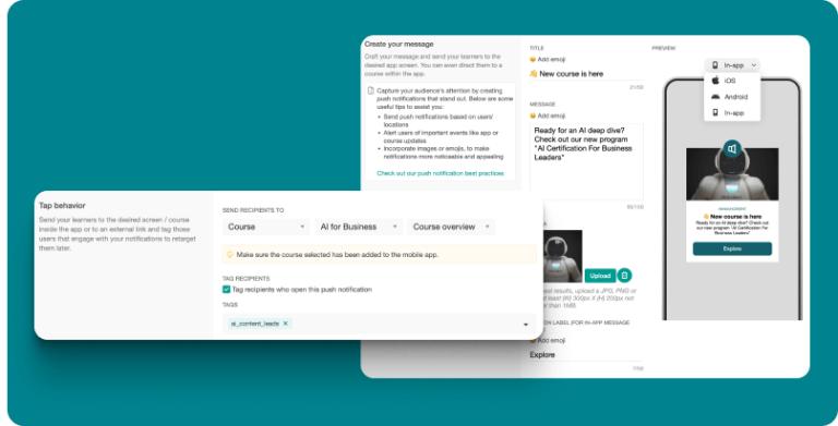Upgraded Mobile Learning Experience