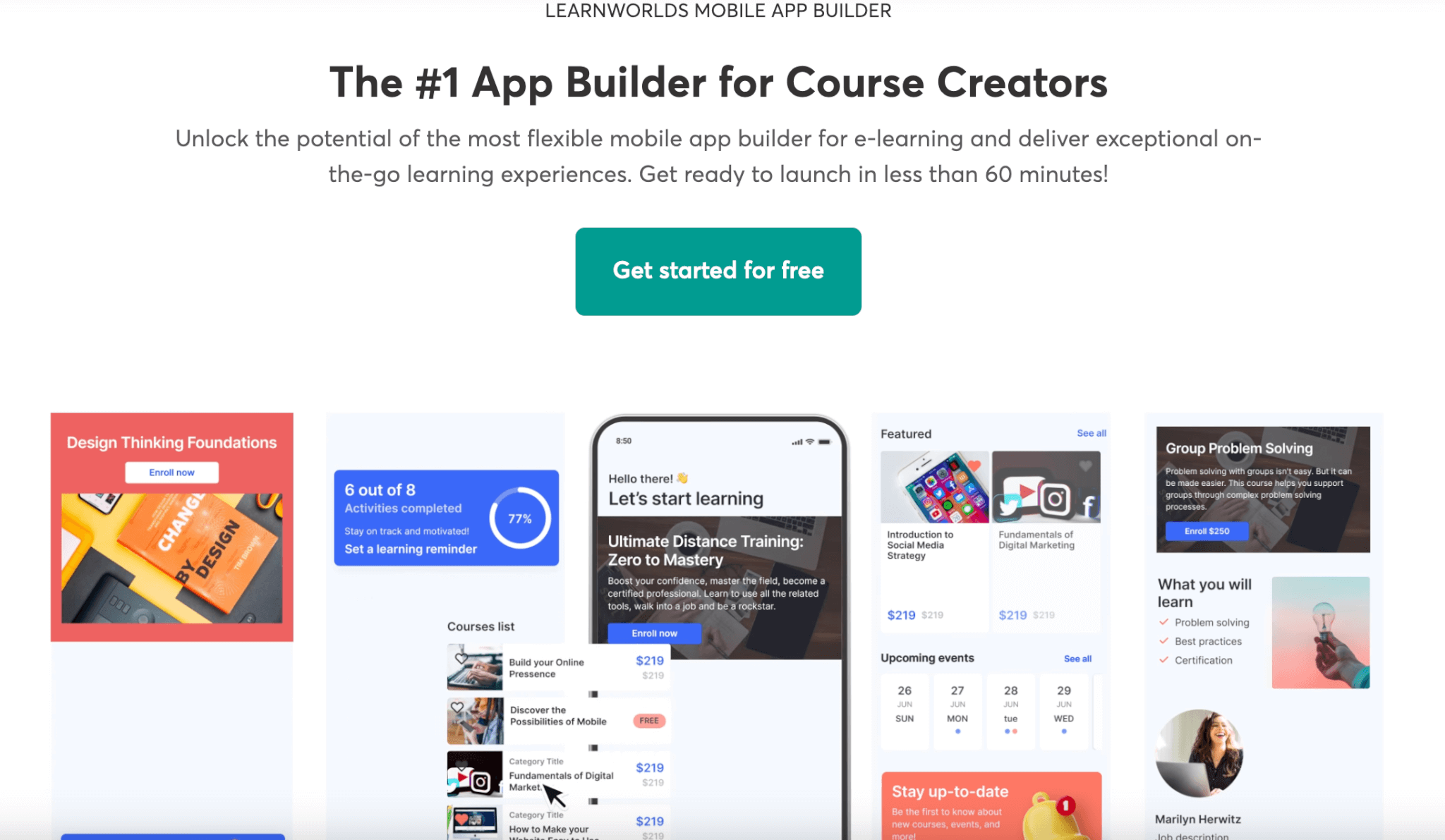 5 Best No-Code LMS Mobile App Builders in 2024 | LearnWorlds Blog
