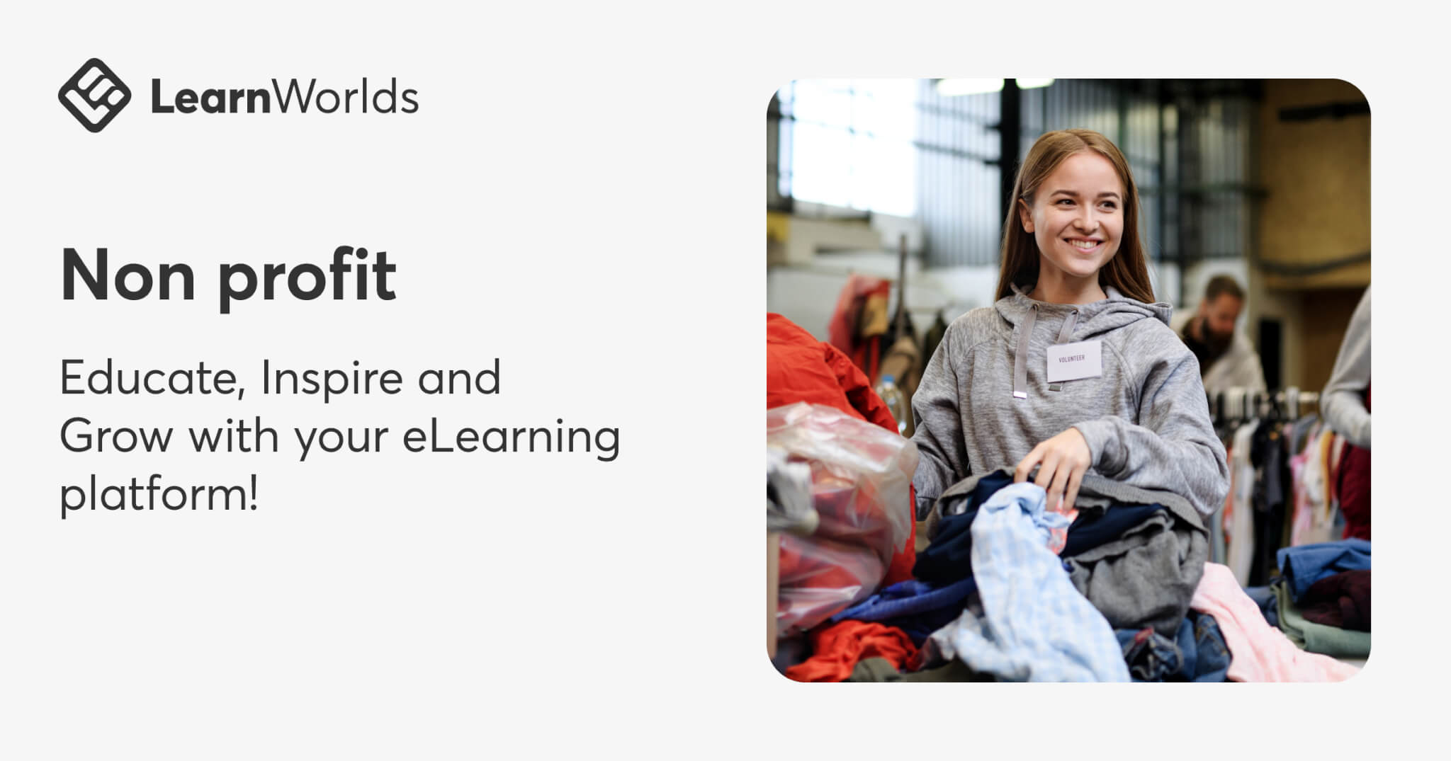 The BEST LMS for Non-Profits | 15% discount for NGOs | LearnWorlds