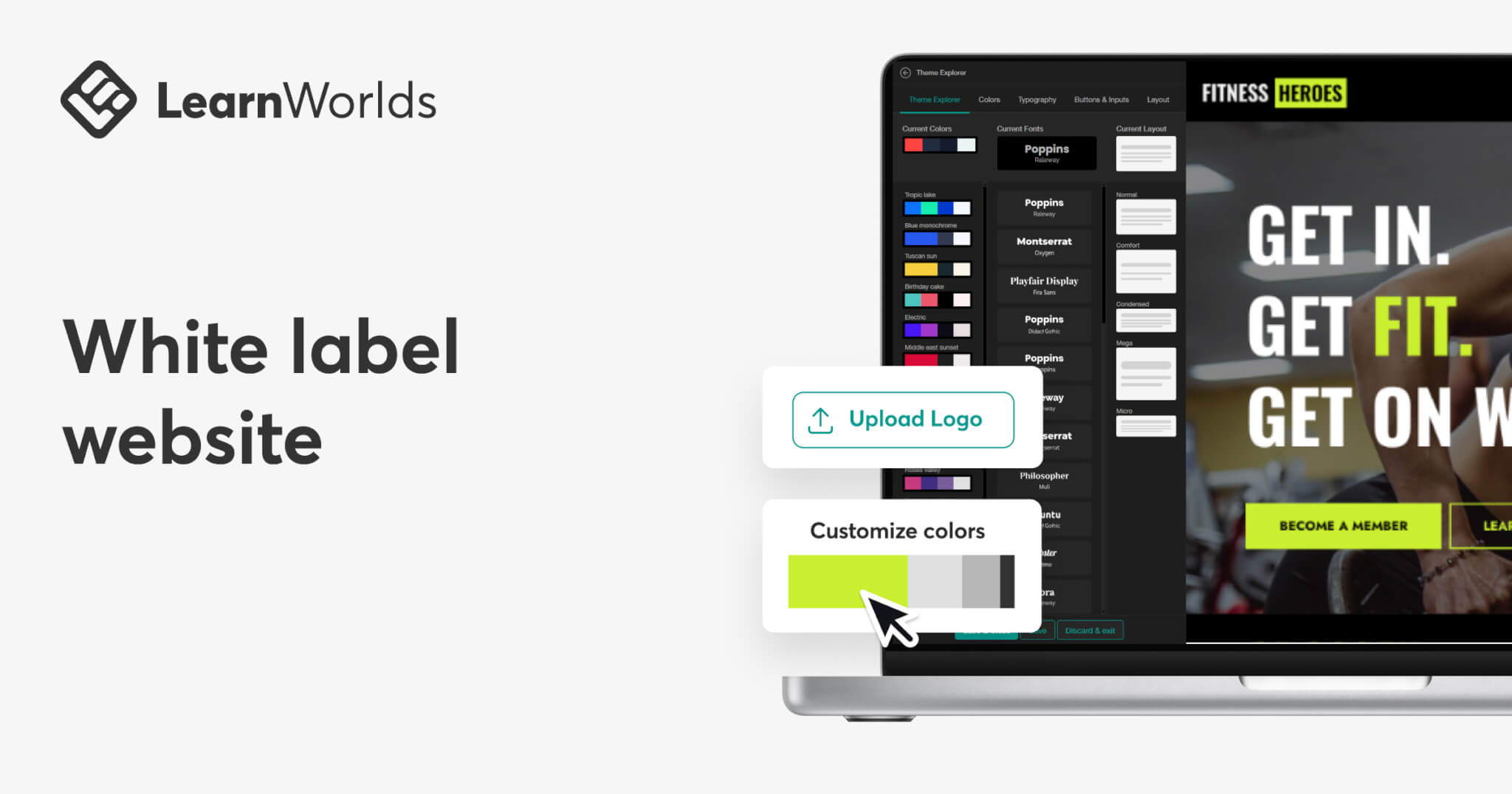 Your Branded Online Academy, White-Labelled - LearnWorlds