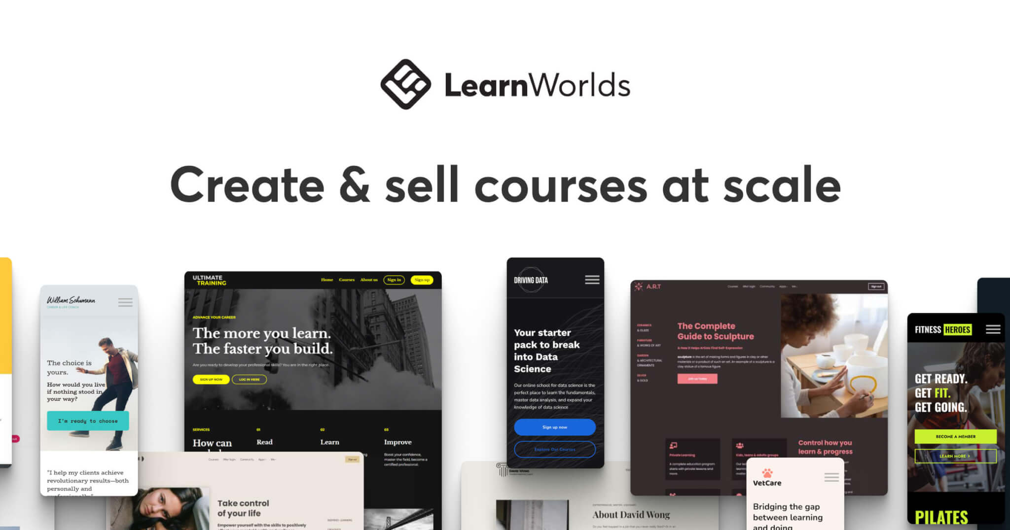 Create and sell courses at scale | LearnWorlds
