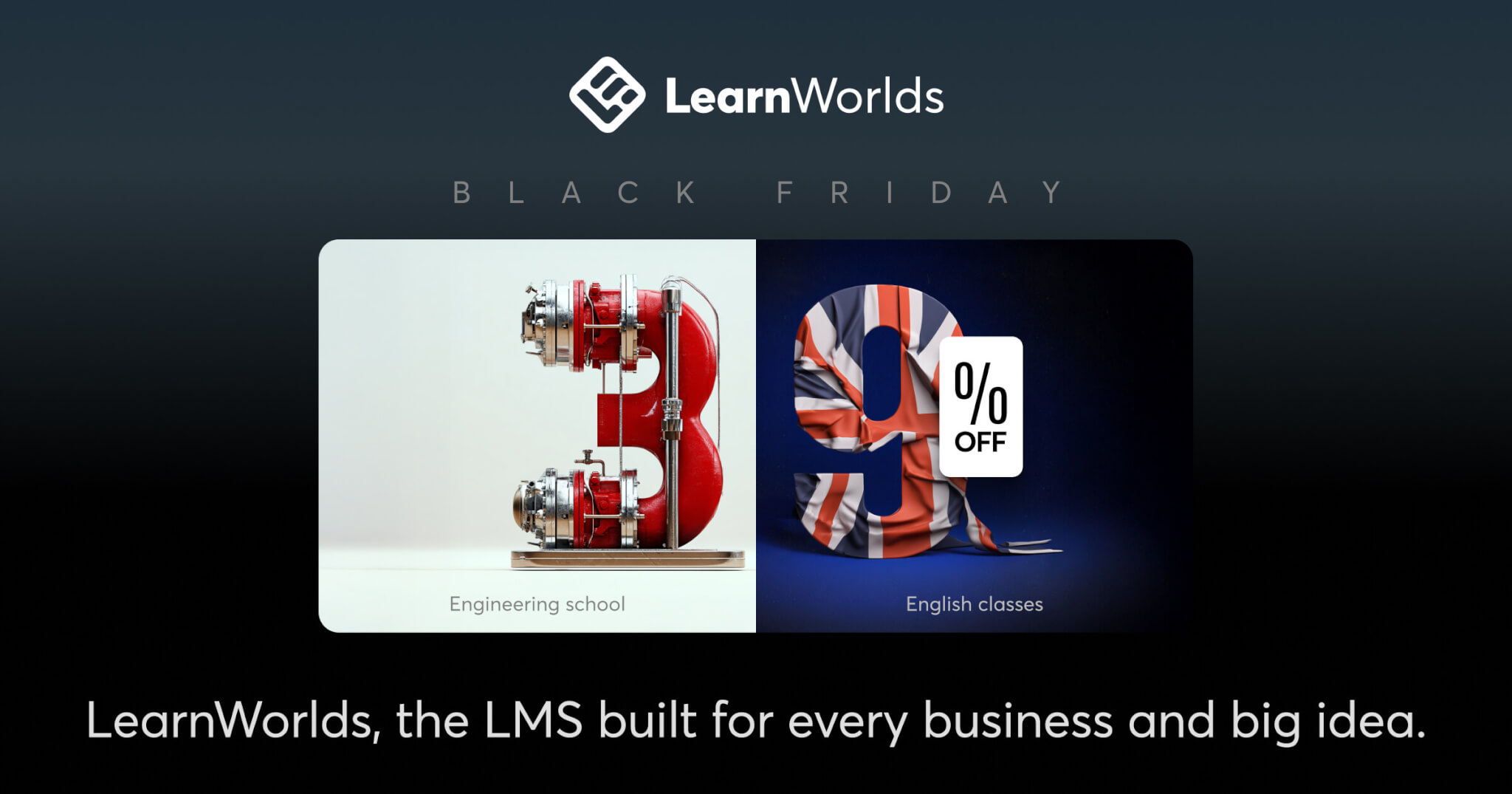 LearnWorlds Black Friday 2025 Offer – Save on Annual LMS Plans